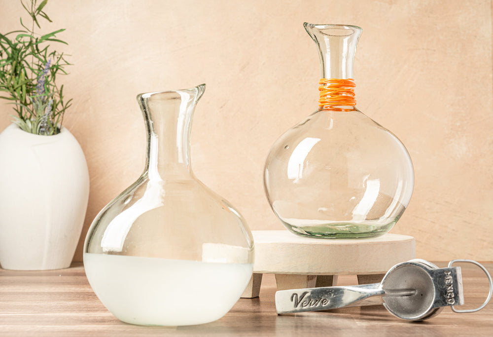 Verve Culture Handblown Glass Carafe | EarthHero