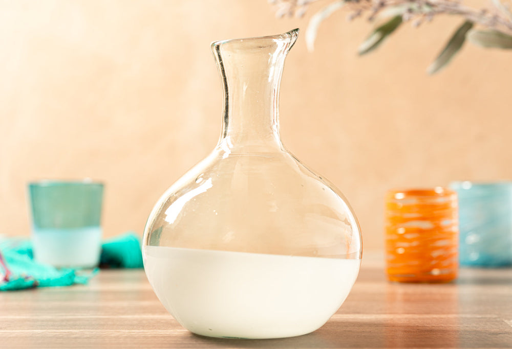 Verve Culture Handblown Glass Carafe | EarthHero