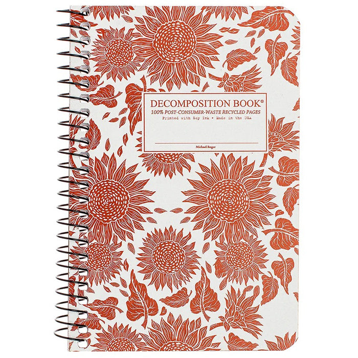 Decomposition Pocket Sized Ruled Spiral Decomposition Notebook | EarthHero