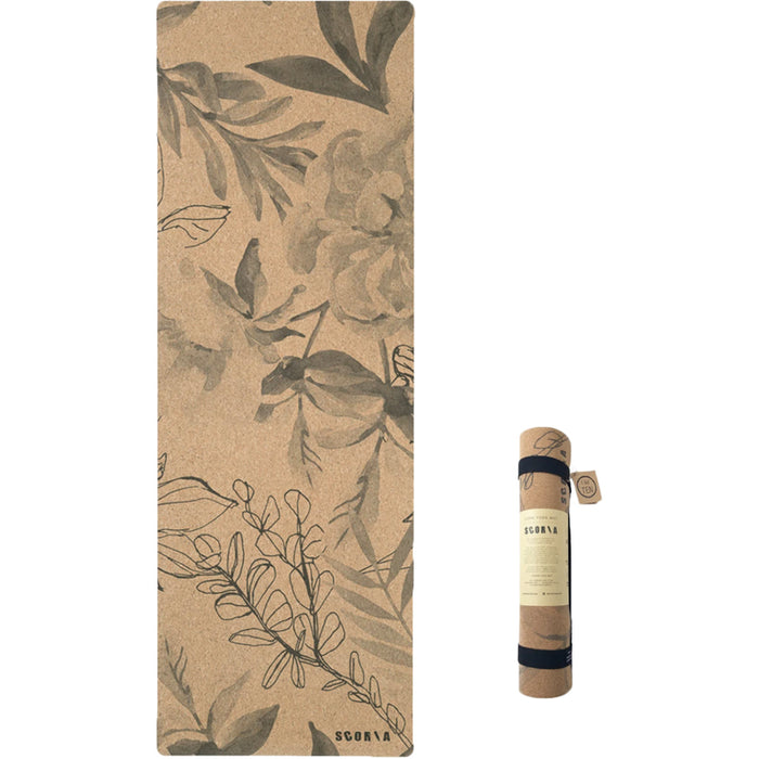 Scoria Extra Thick Cork Yoga Mat 6mm | EarthHero