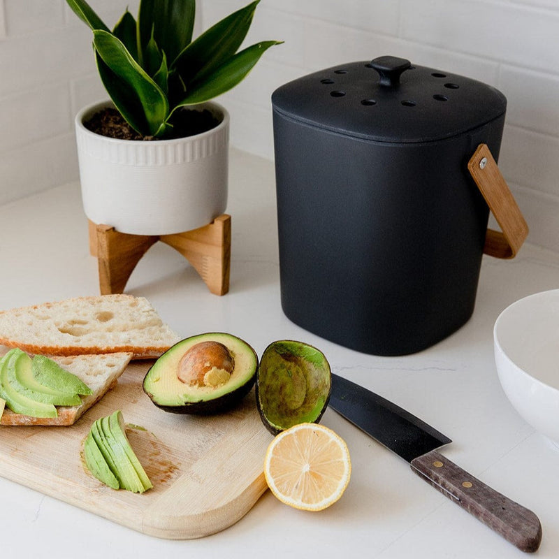 Bamboozle Countertop Compost Bin - Bamboo Fiber Composter - Method ...